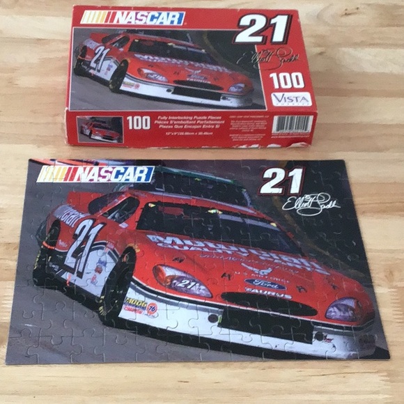 Nascar | Toys | Nascar Vintage Puzzle Elliott Sadler Excellent | Poshmark